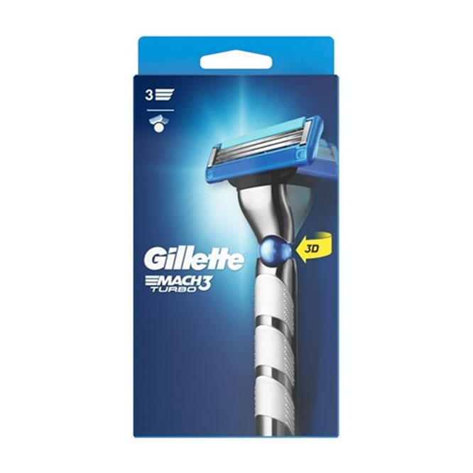 GILLETTE MACH3 TURBO 3D RAZOR 1UP