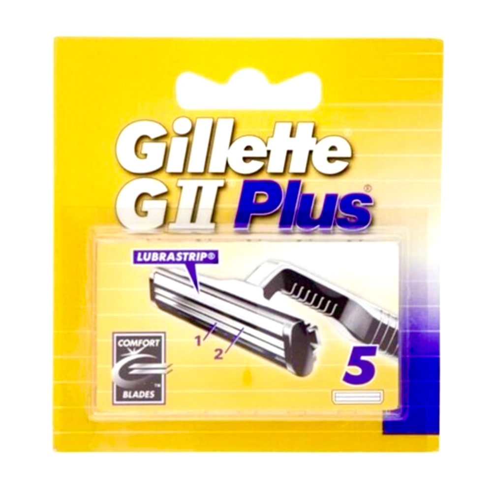 GILLETTE GII PLUS RAZOR BLADES 5CT