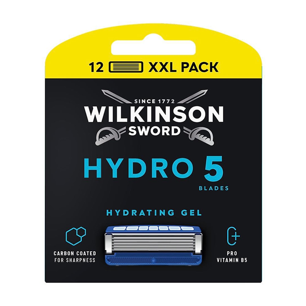 WILKINSON SWORD HYDRO 5 RAZOR BLADES 12CT