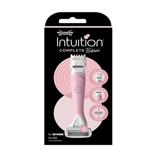 WILKINSON SWORD INTUITION COMPLETE BIKINI TRIMMER UND RASIERER WILKINSON SWORD INTUITION COMPLETE BIKINI TRIMMER UND RASIERER